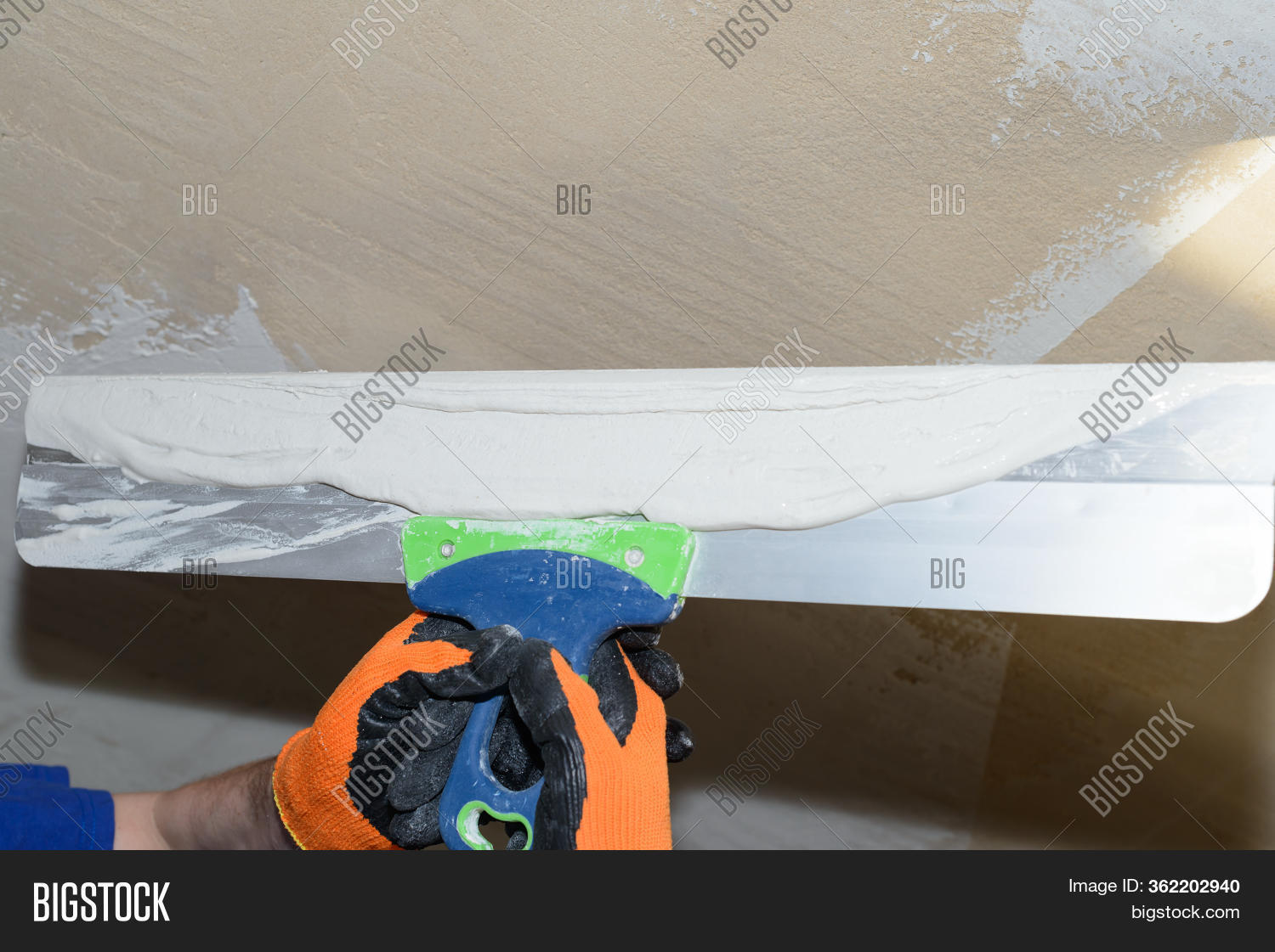 Puttying Wall White Image & Photo (Free Trial) | Bigstock
