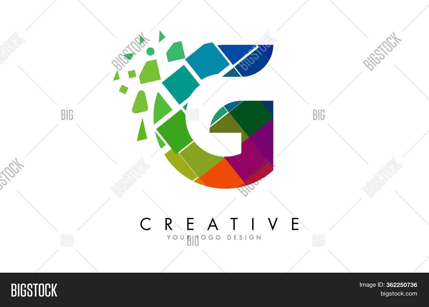 Letter G Design Vector & Photo (Free Trial) | Bigstock