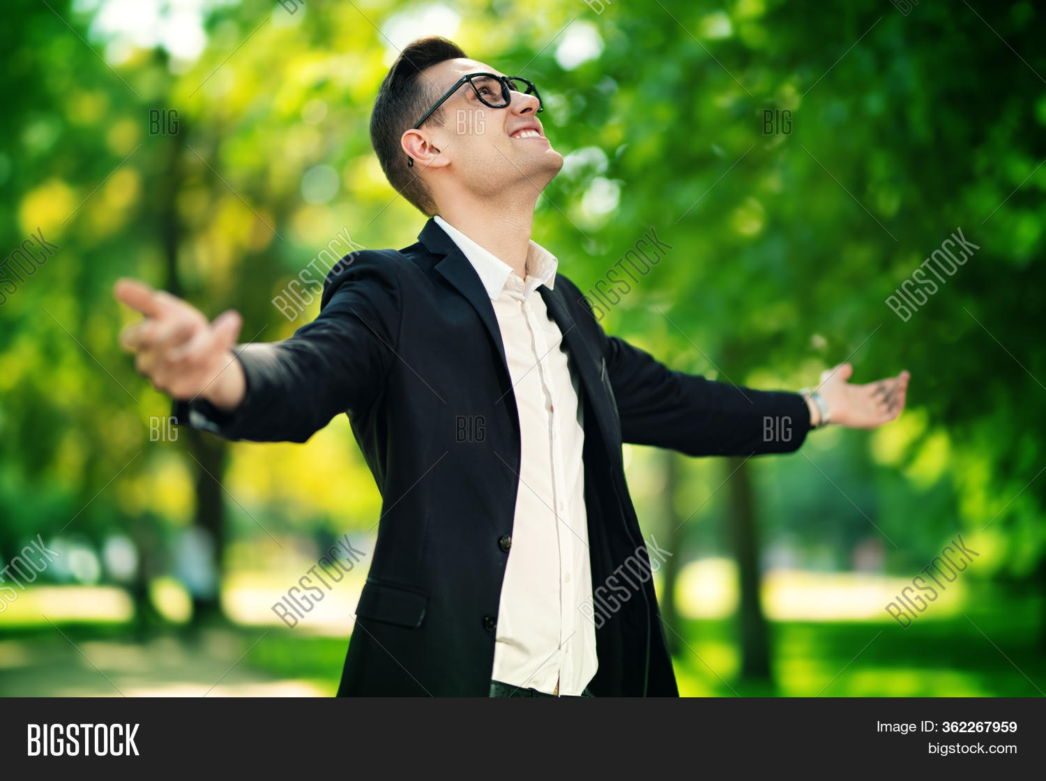 Happy Young Man Enjoys Image & Photo (Free Trial) | Bigstock
