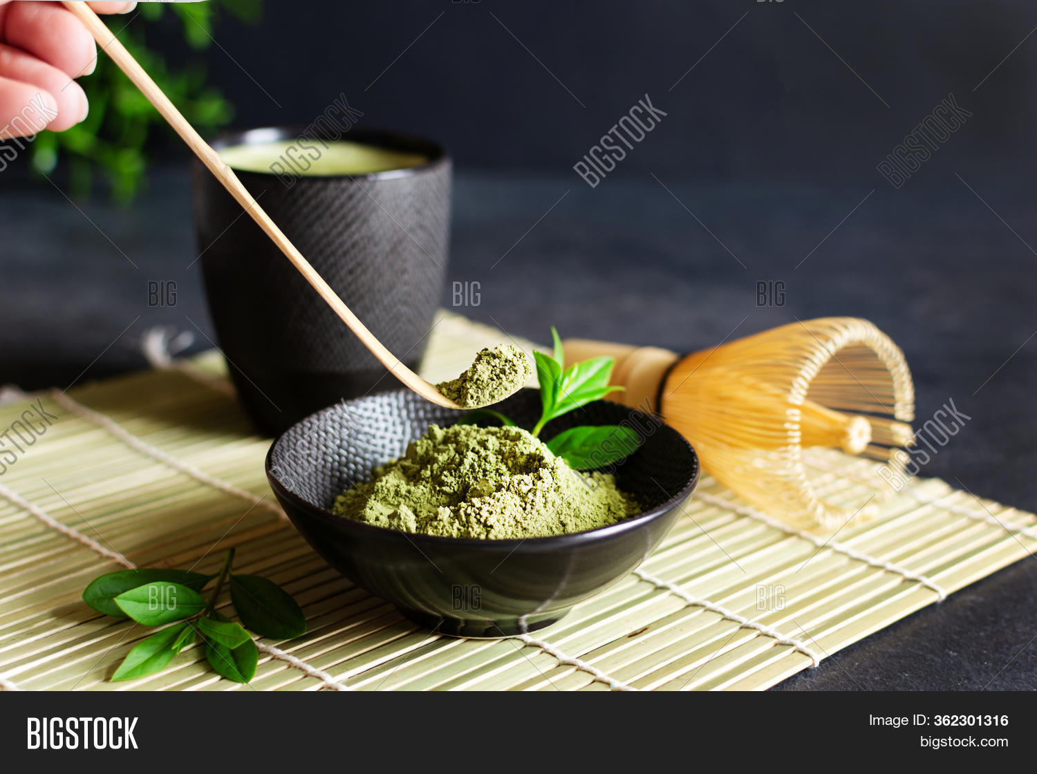 Organic Green Matcha Image & Photo (Free Trial) | Bigstock