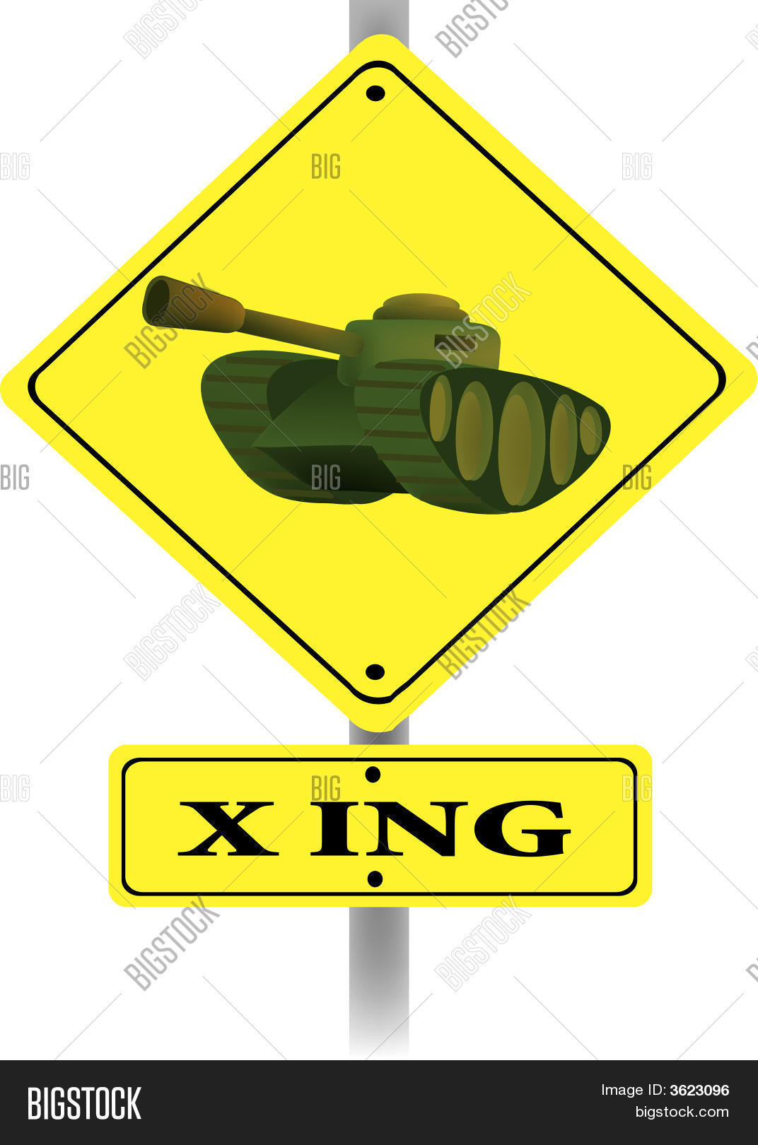 Tank Crossing Vector & Photo (Free Trial) | Bigstock