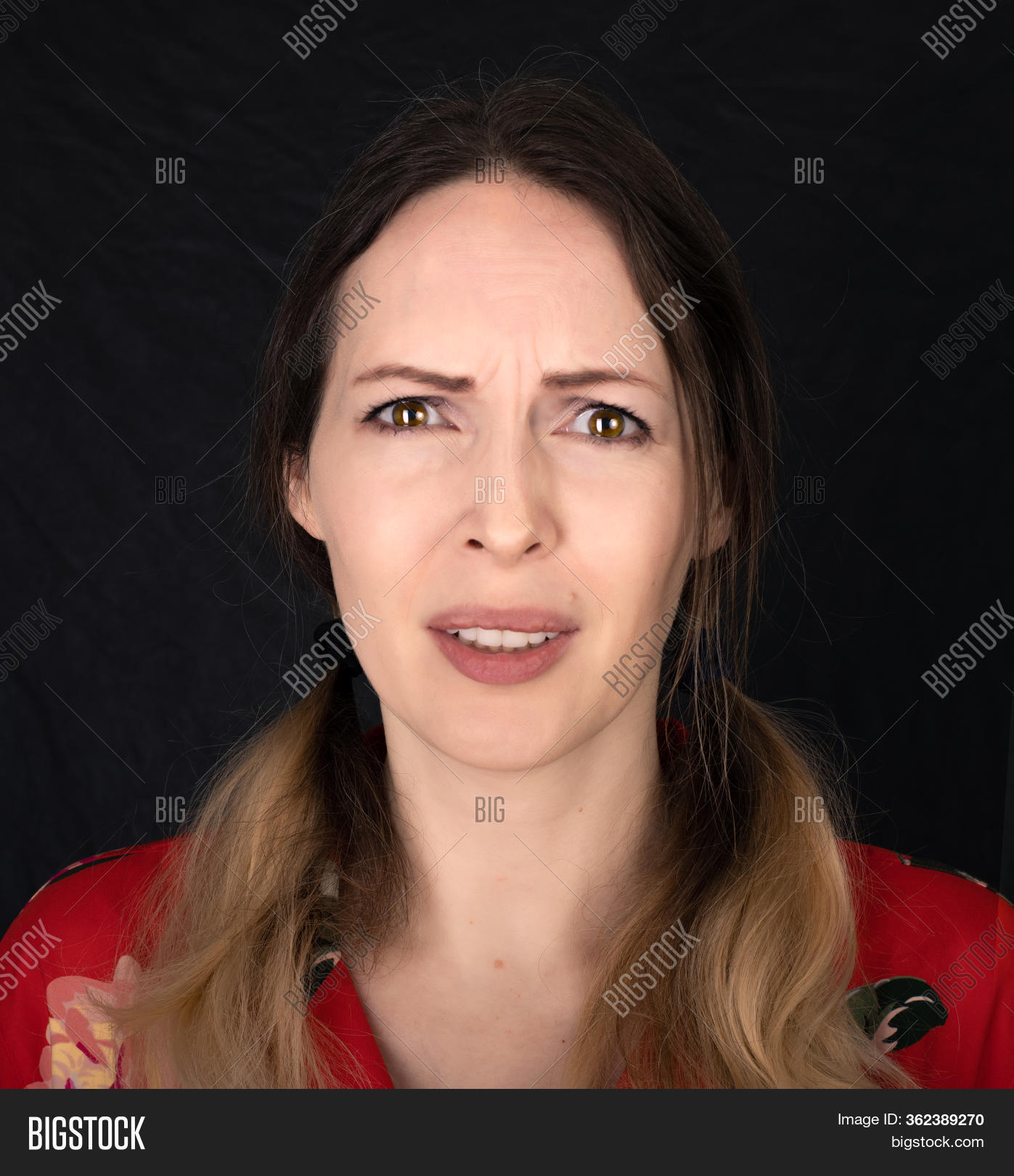 Emotion. Closed Woman Image & Photo (Free Trial) | Bigstock