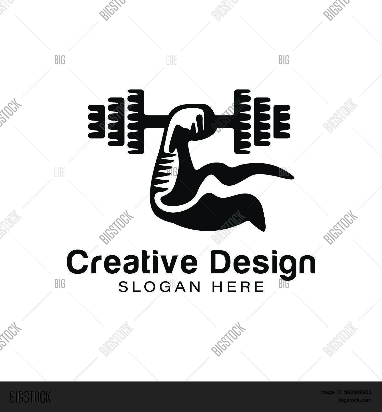 Muscle, Fitness Logo Vector & Photo (Free Trial) | Bigstock