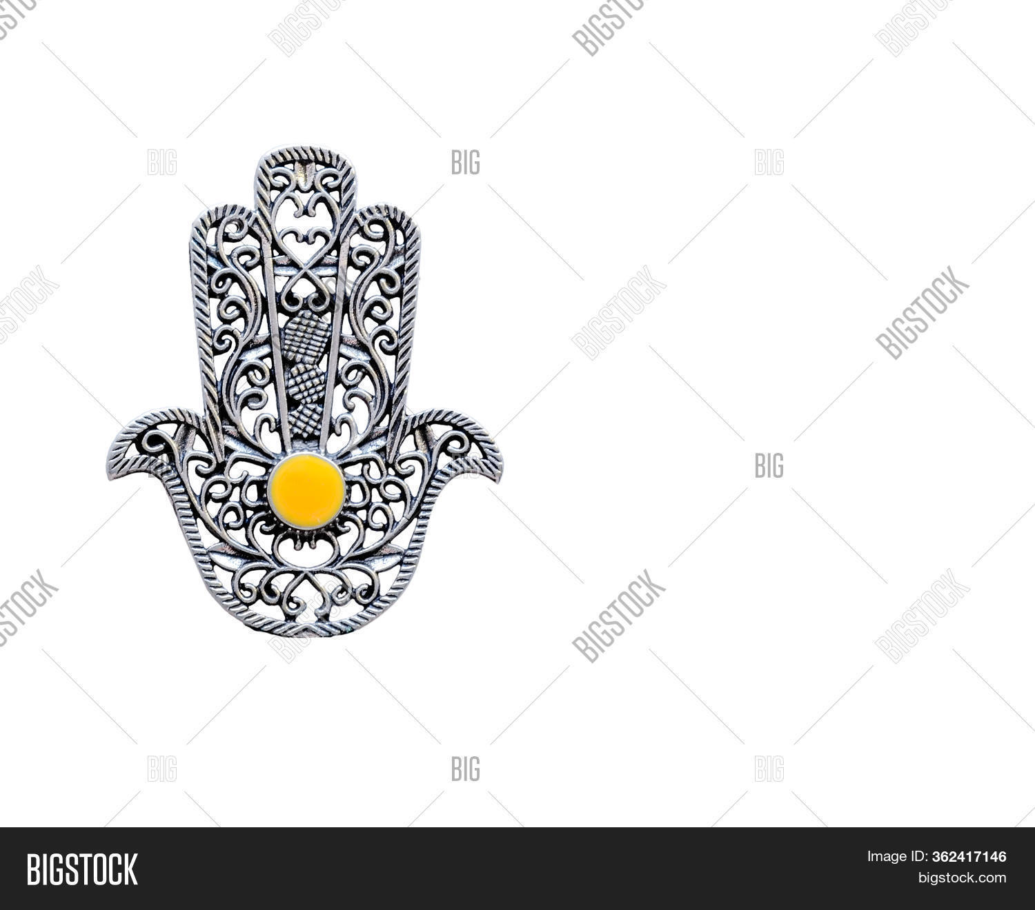 Fatima Hand On White Image & Photo (Free Trial) | Bigstock