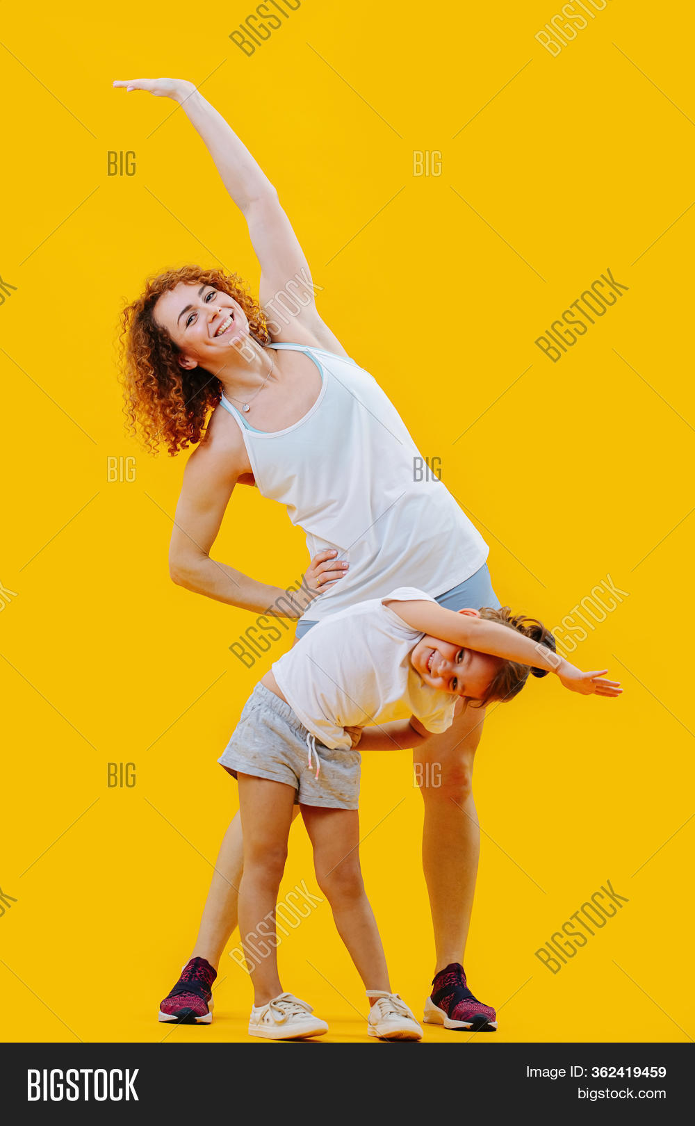 Mother Daughter Doing Image And Photo Free Trial Bigstock