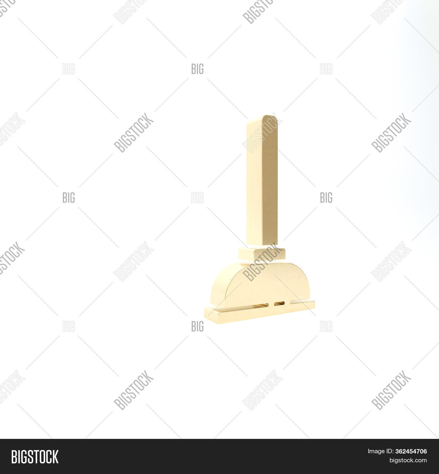 Gold Rubber Plunger Image & Photo (Free Trial) | Bigstock