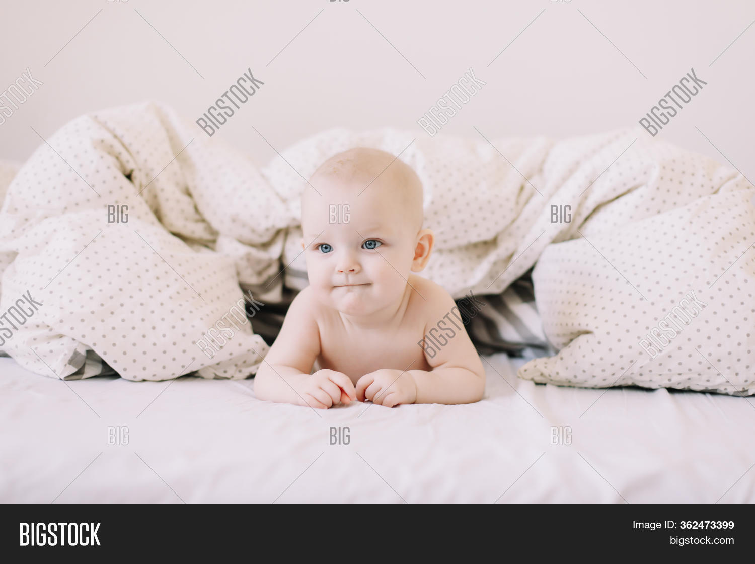 Portrait Baby Hiding Image & Photo (Free Trial) | Bigstock