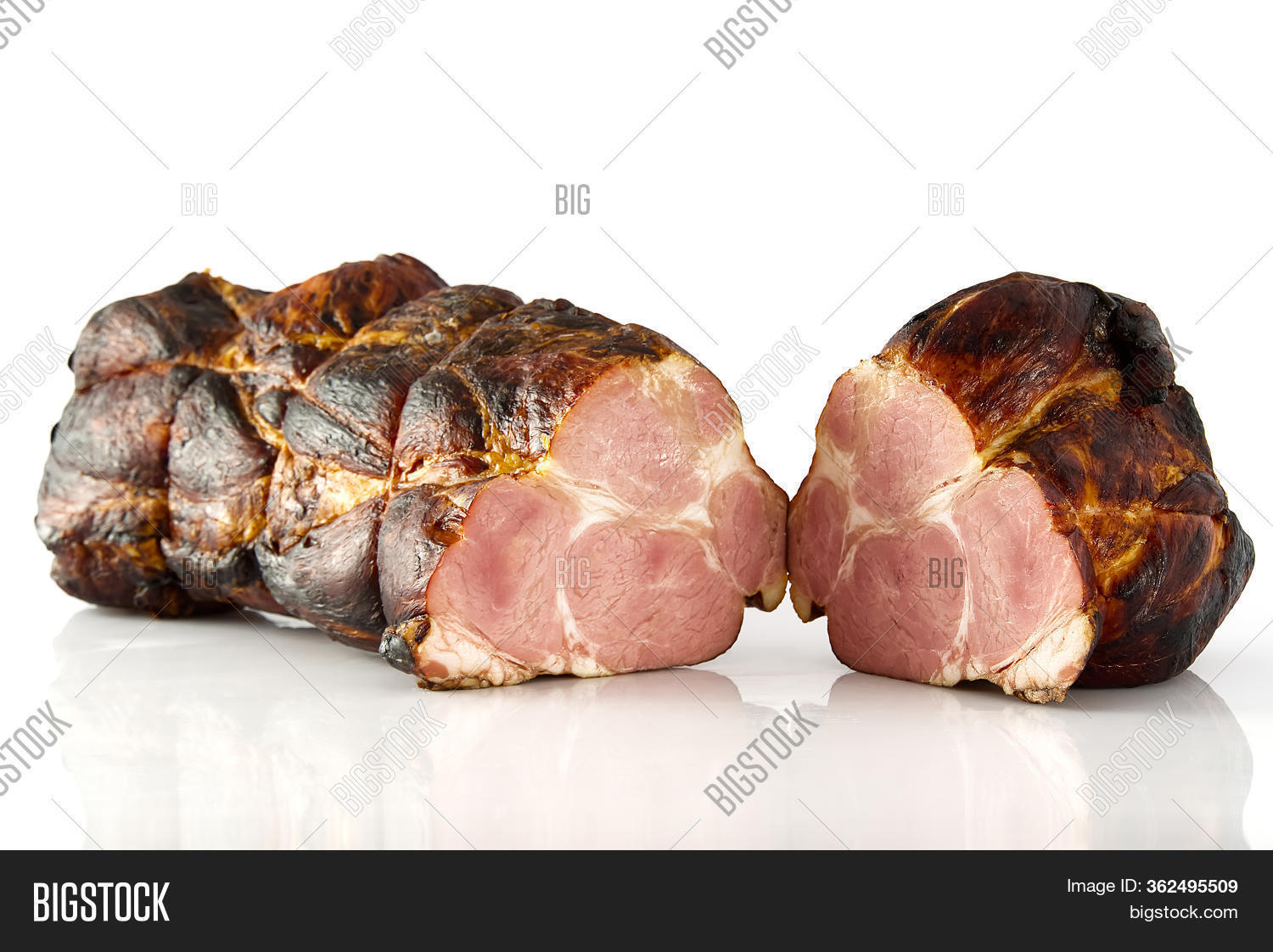 Smoked Pork Ham Grid Image & Photo (Free Trial) | Bigstock