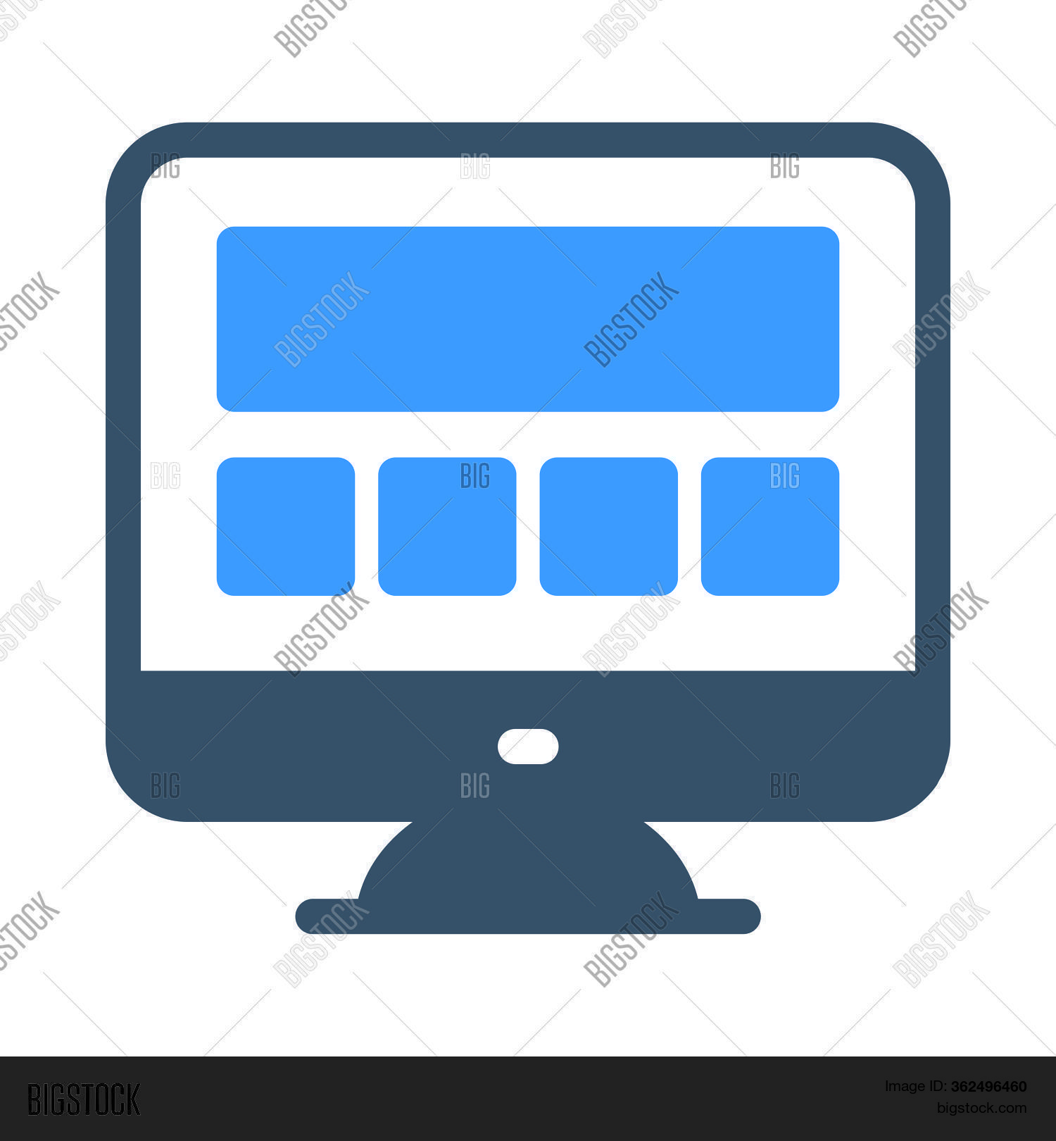 Lcd Icon Website Vector & Photo (Free Trial) | Bigstock