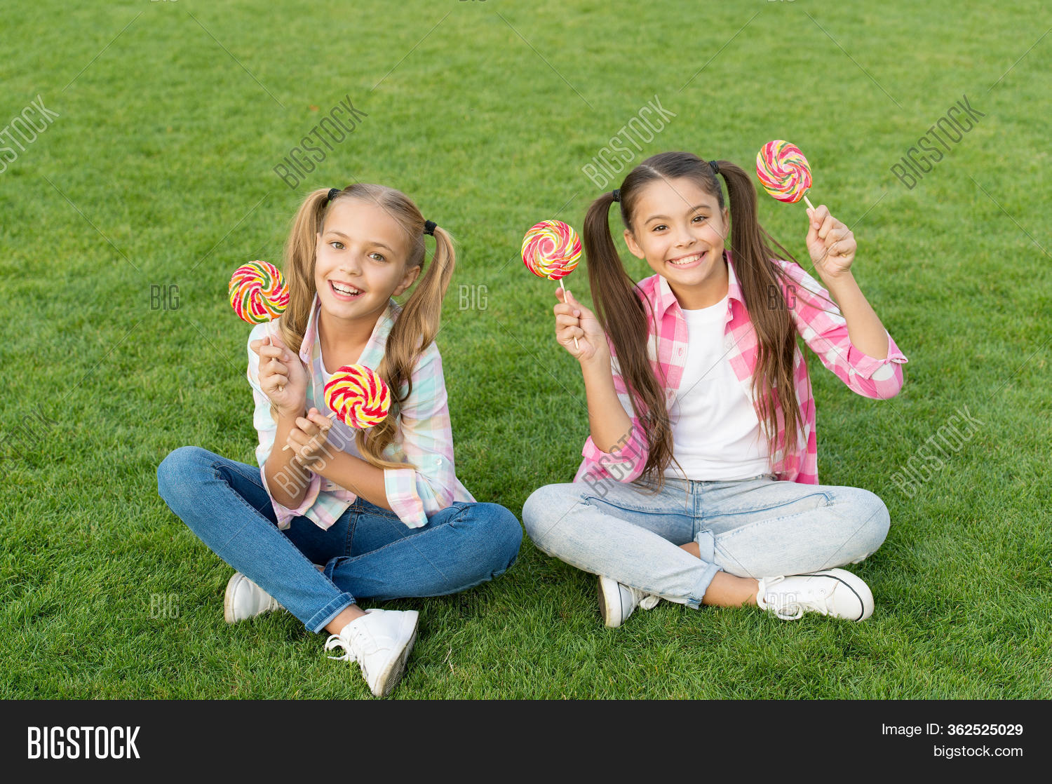 Candy Girls. Happy Image & Photo (Free Trial) | Bigstock