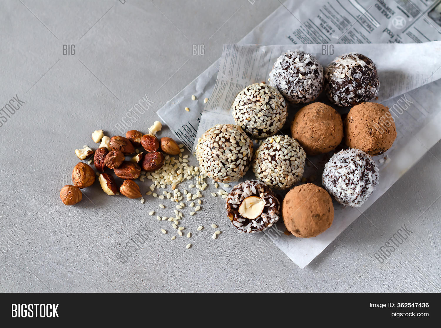 Raw Vegan Energy Balls Image & Photo (Free Trial) | Bigstock