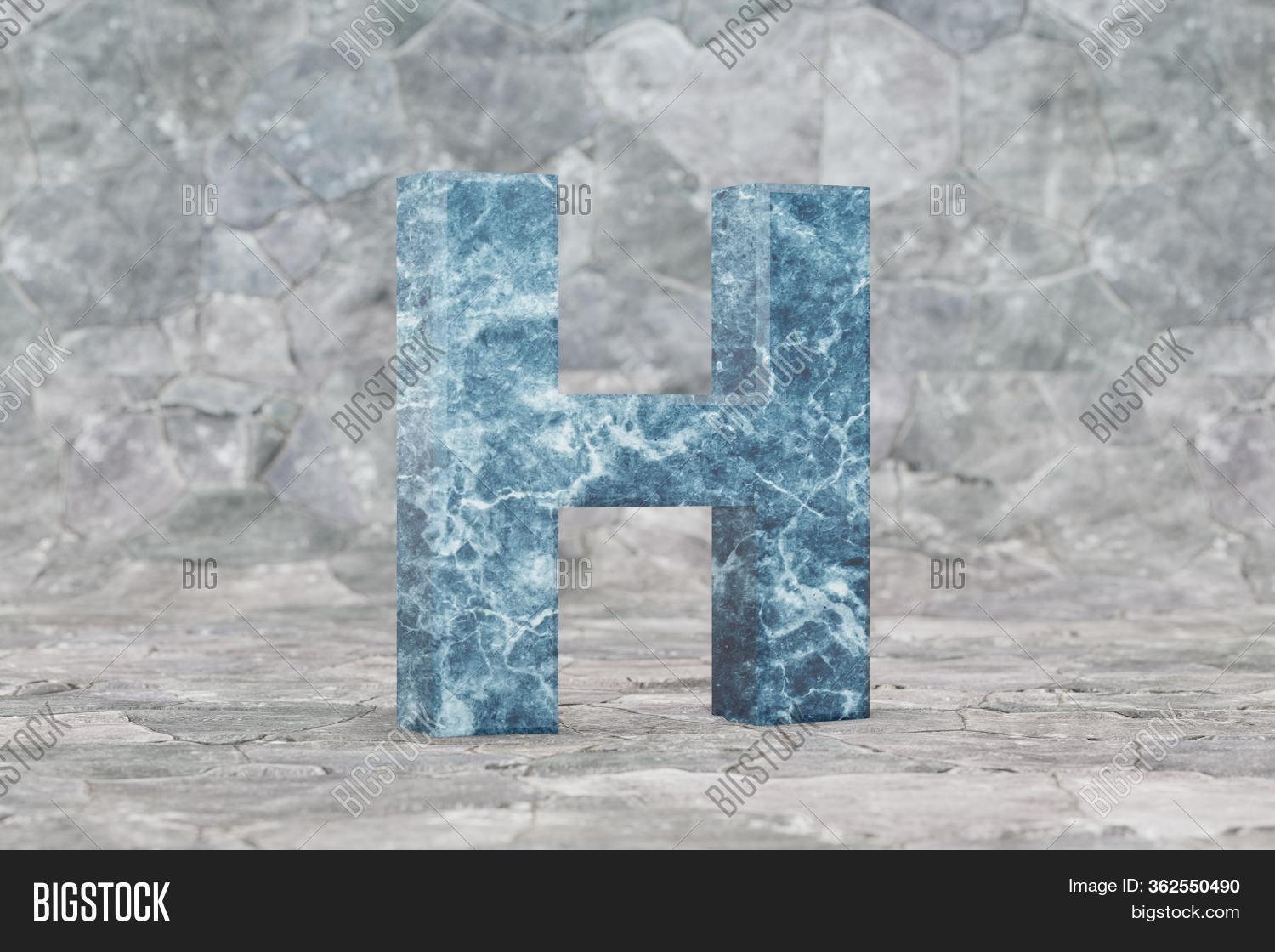 Marble 3d Letter H Image & Photo (Free Trial) | Bigstock