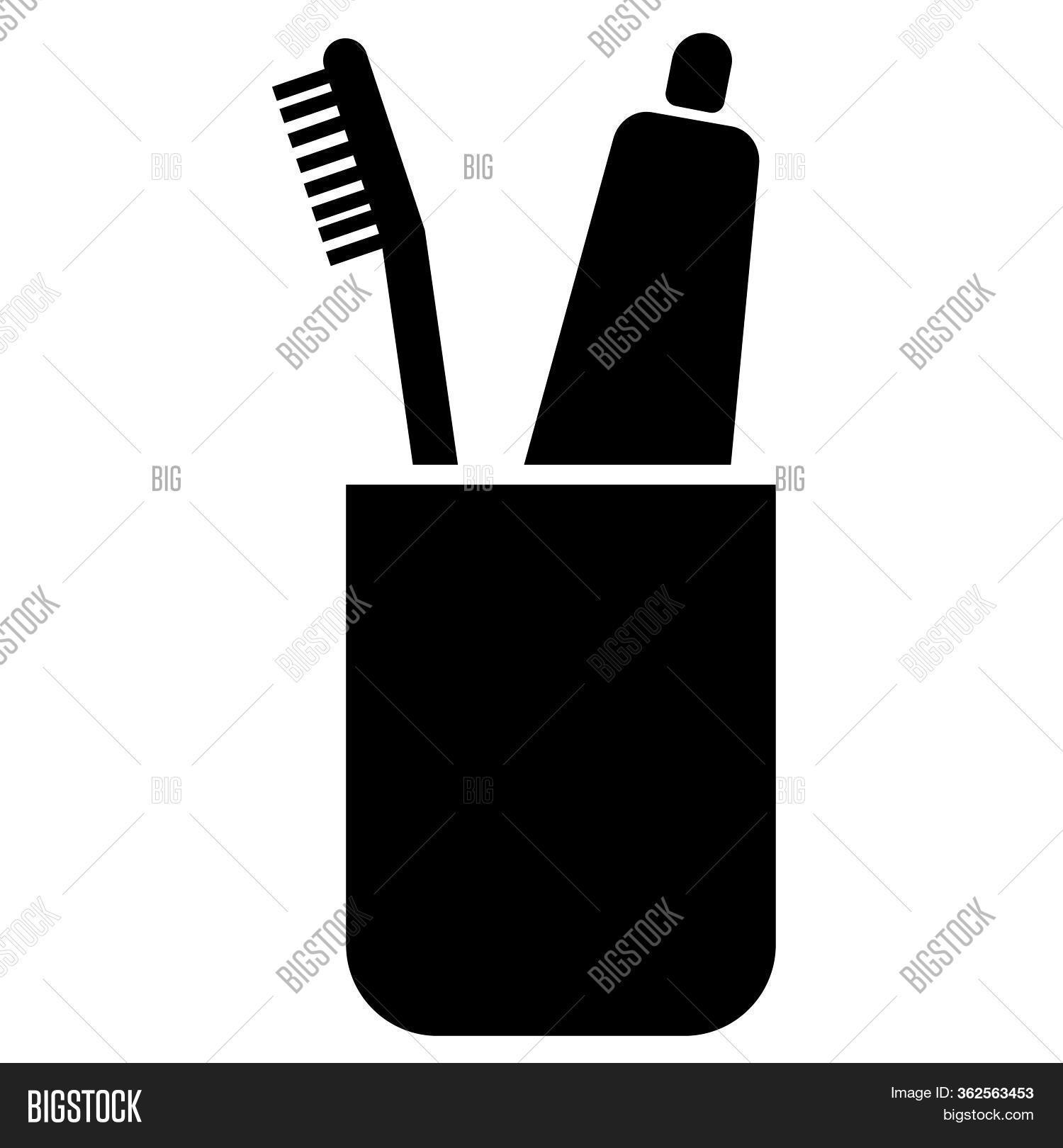 Toothbrushes Icon On Image & Photo (Free Trial) | Bigstock