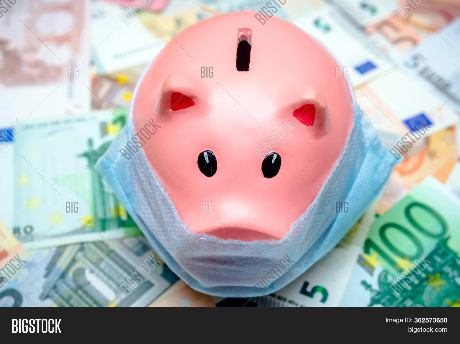 Piggy Bank Mask On Image & Photo (Free Trial) | Bigstock