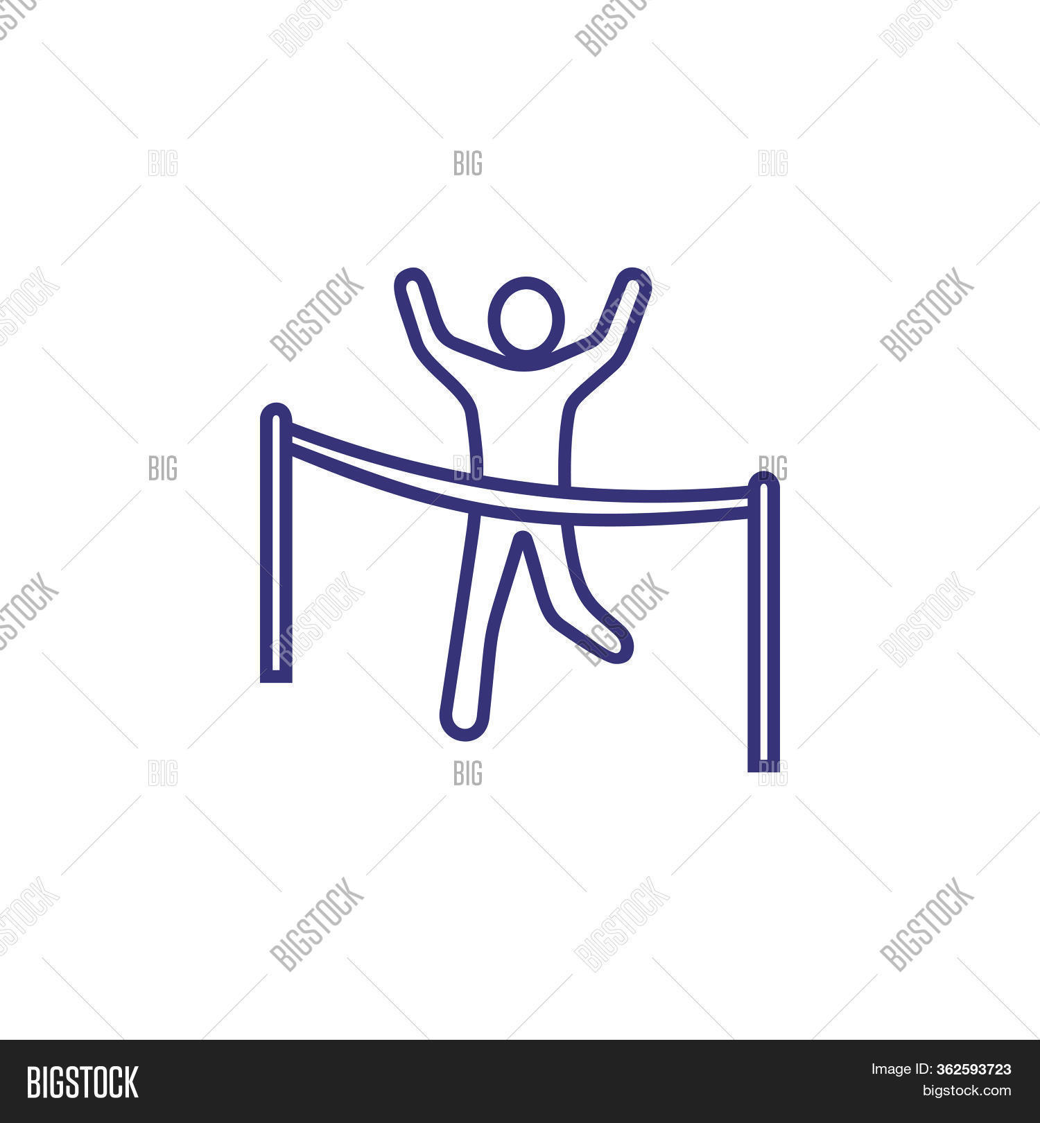 Achieving Goals Line Image & Photo (Free Trial) | Bigstock