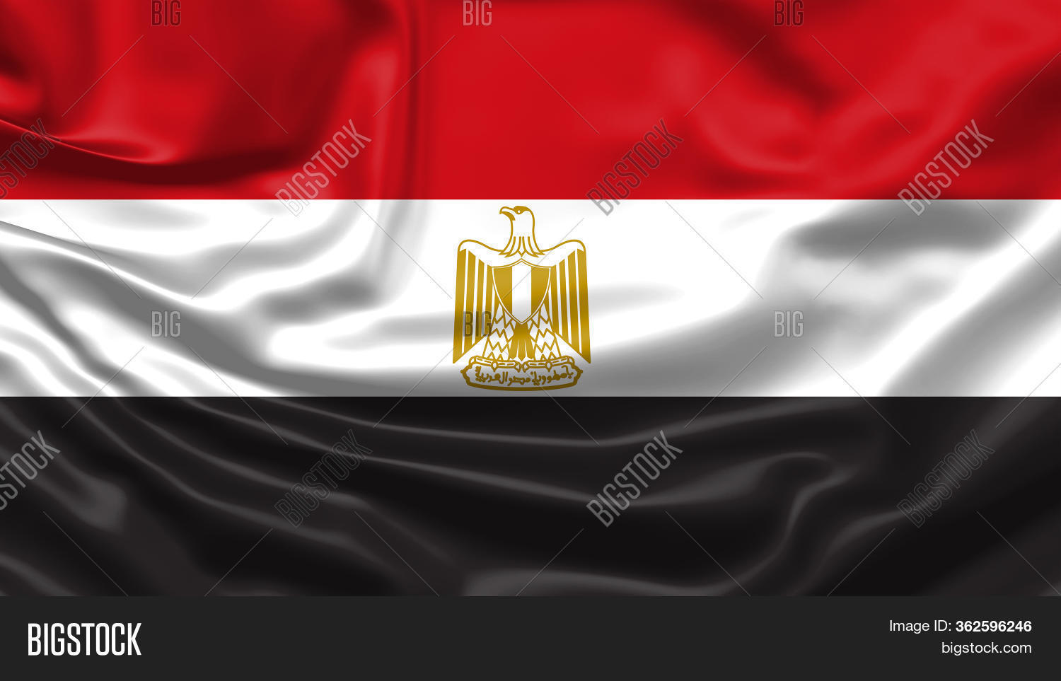 Realistic Flag. Egypt Image & Photo (Free Trial) | Bigstock