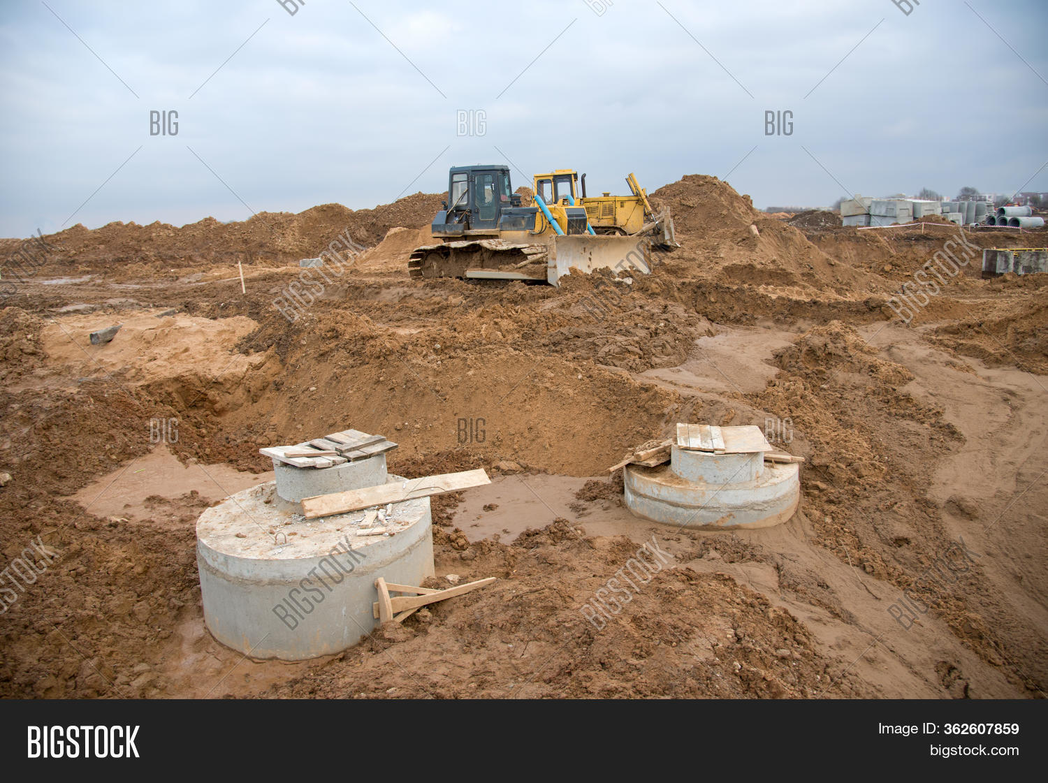 Bulldozer During Image & Photo (Free Trial) | Bigstock