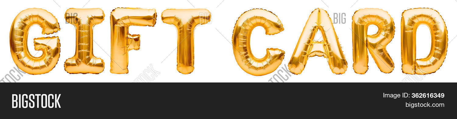 Golden Words Gift Card Image & Photo (Free Trial) | Bigstock