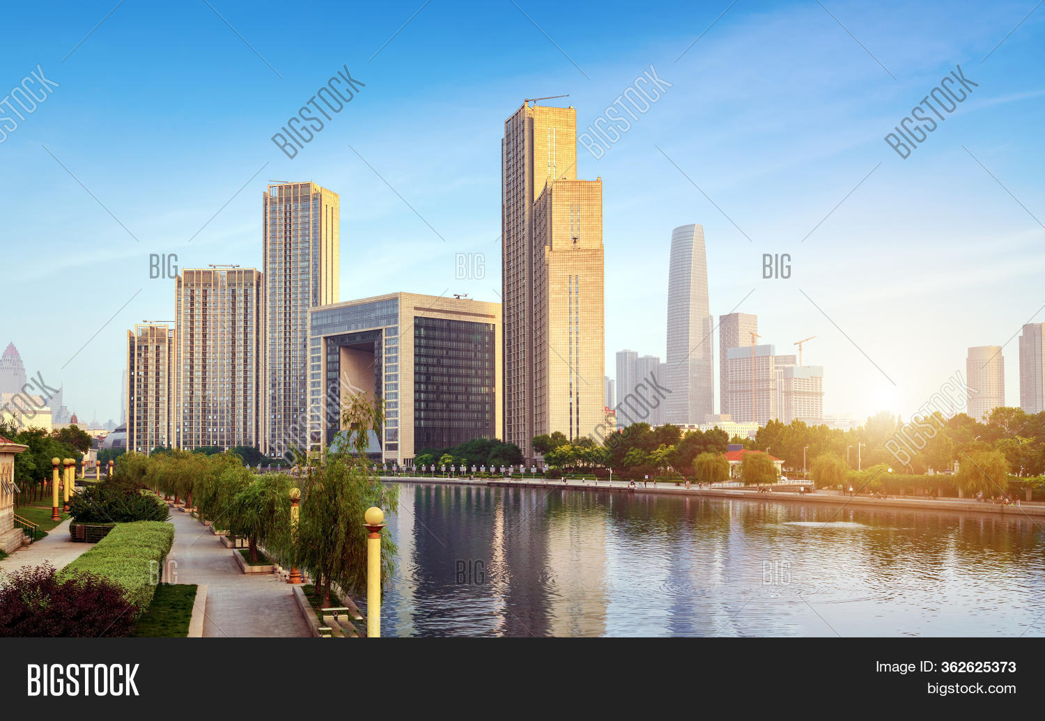 Tianjin City Buildings Image & Photo (Free Trial) | Bigstock