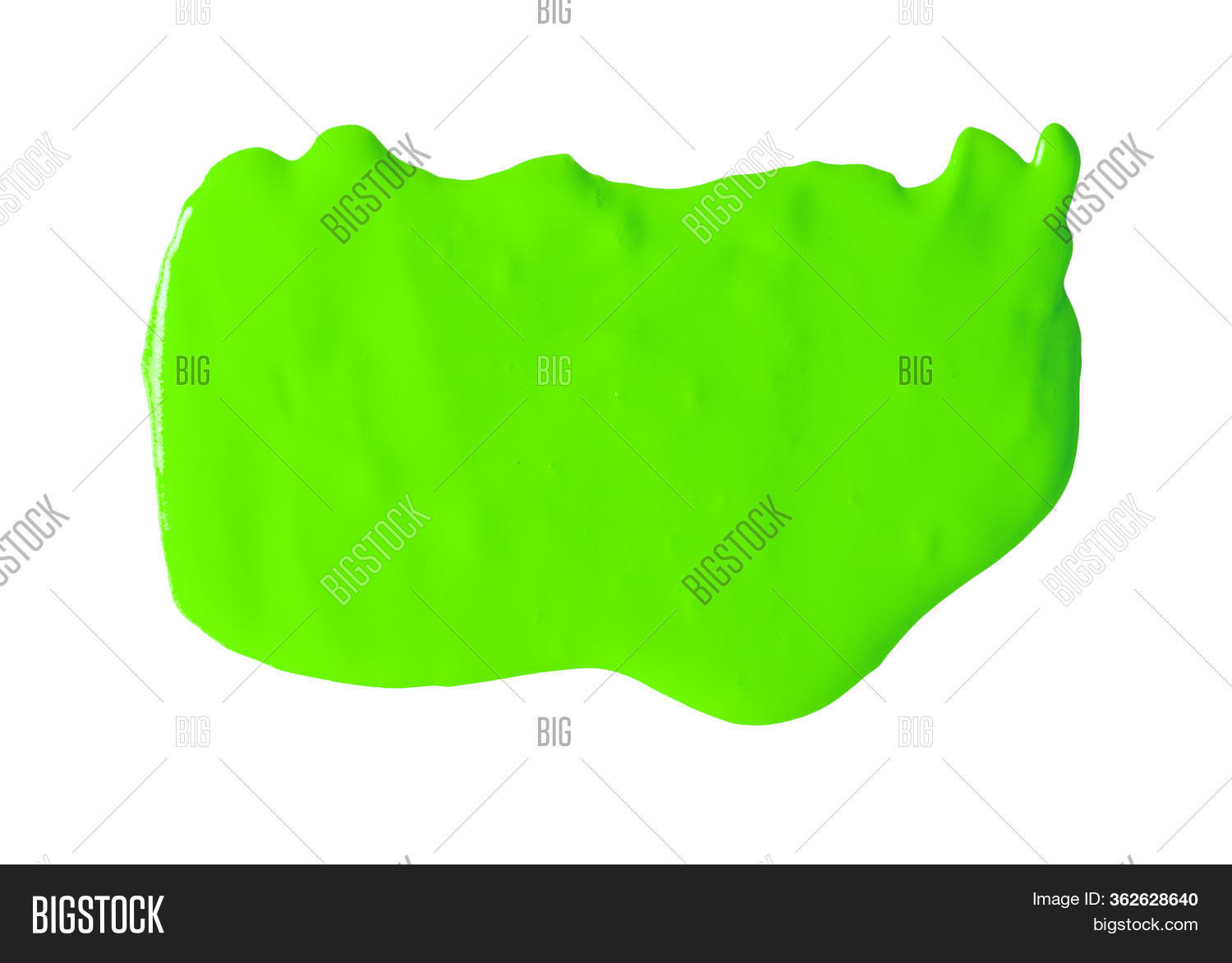 Green Slime Isolated Image & Photo (Free Trial) | Bigstock