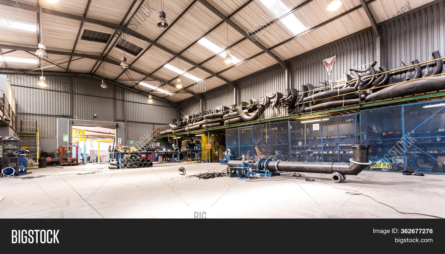 Empty Steel Pipe Image & Photo (Free Trial) | Bigstock