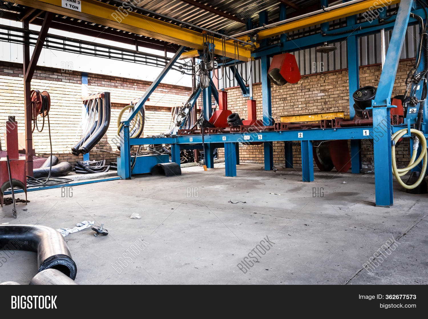 Empty Steel Pipe Image & Photo (Free Trial) | Bigstock
