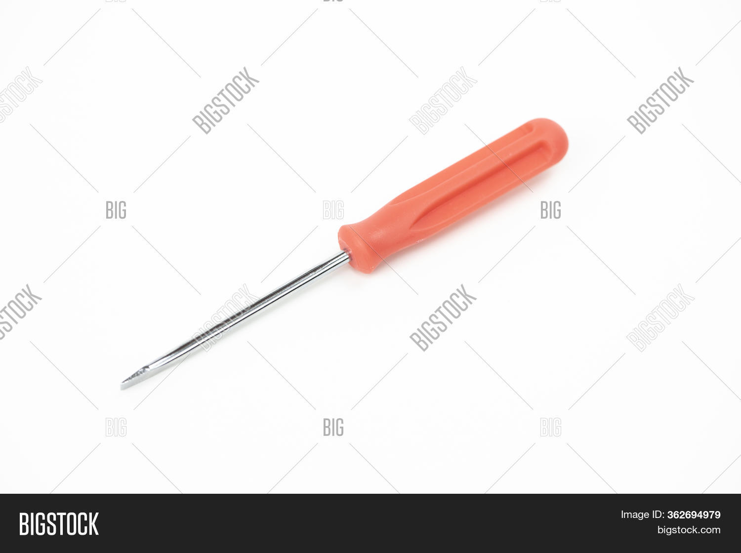 Red Handle Isolated On Image & Photo (Free Trial) | Bigstock
