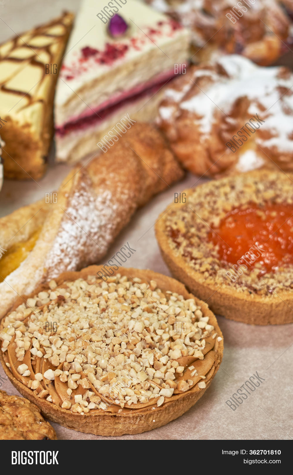 Variety Fresh Pastries Image & Photo (Free Trial) | Bigstock