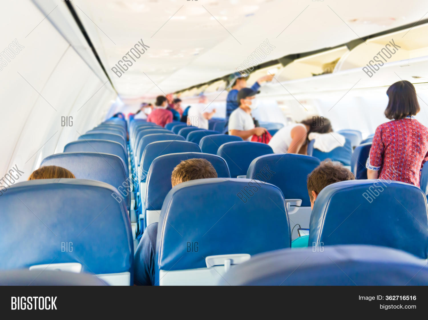 Empty Plane Interior Image & Photo (Free Trial) | Bigstock
