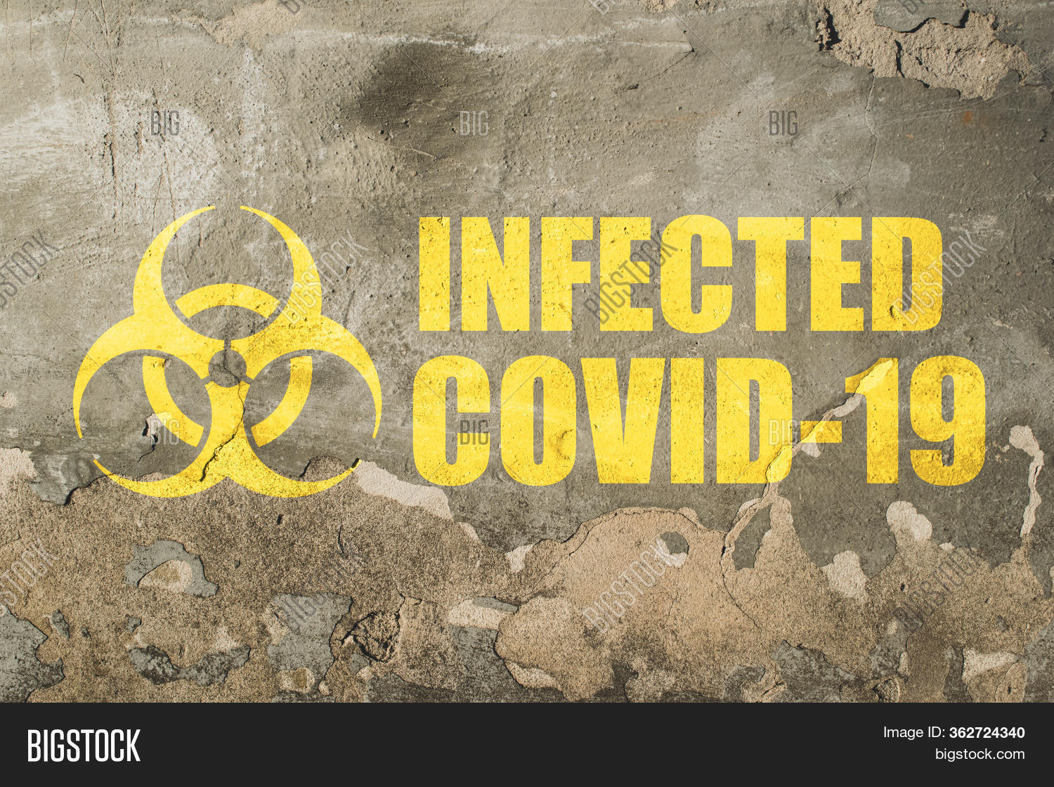 Infected Covid-19 Sign Image & Photo (Free Trial) | Bigstock