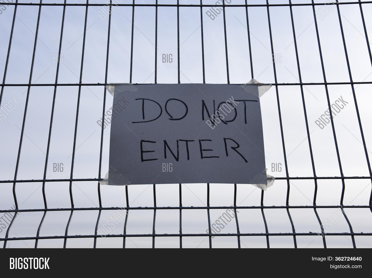 Do Not Enter Text On Image & Photo (Free Trial) | Bigstock