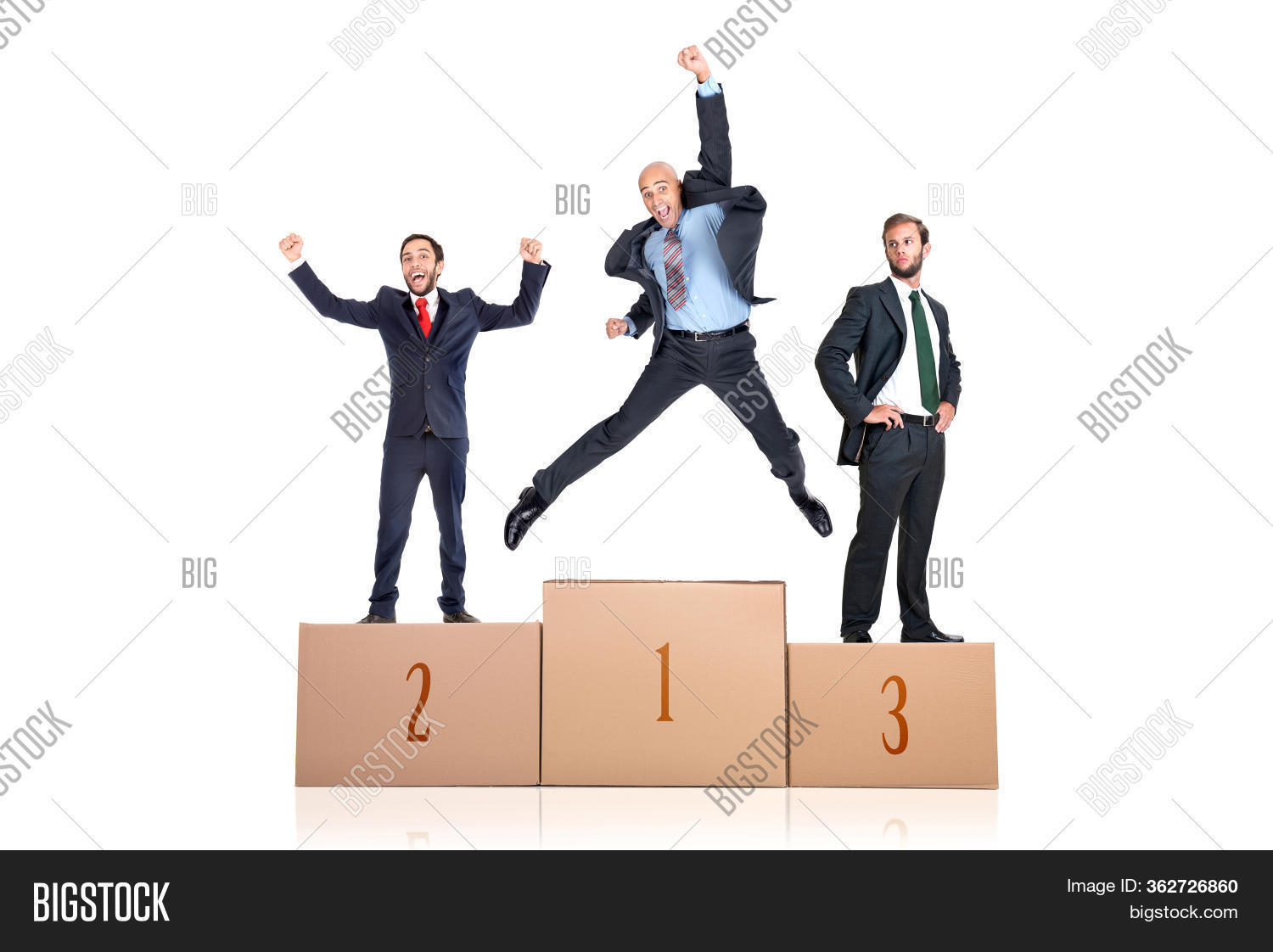Businessmen Podium Image & Photo (Free Trial) | Bigstock