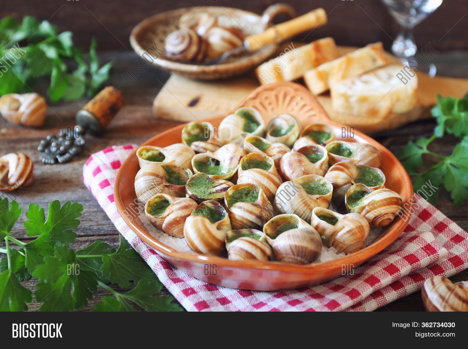 Escargots, Traditional Image & Photo (Free Trial) | Bigstock