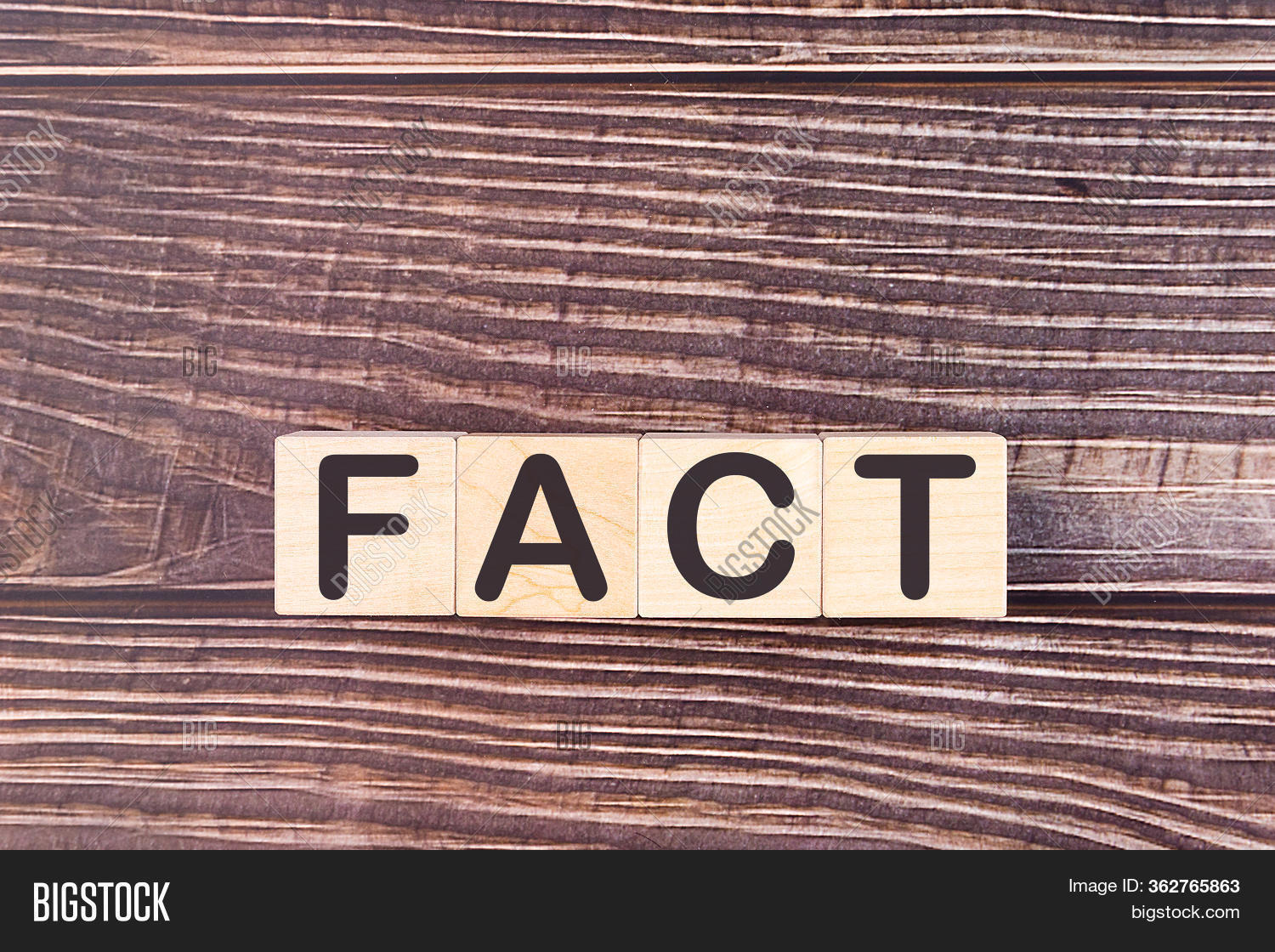 Fact Word Made Wood Image & Photo (Free Trial) | Bigstock