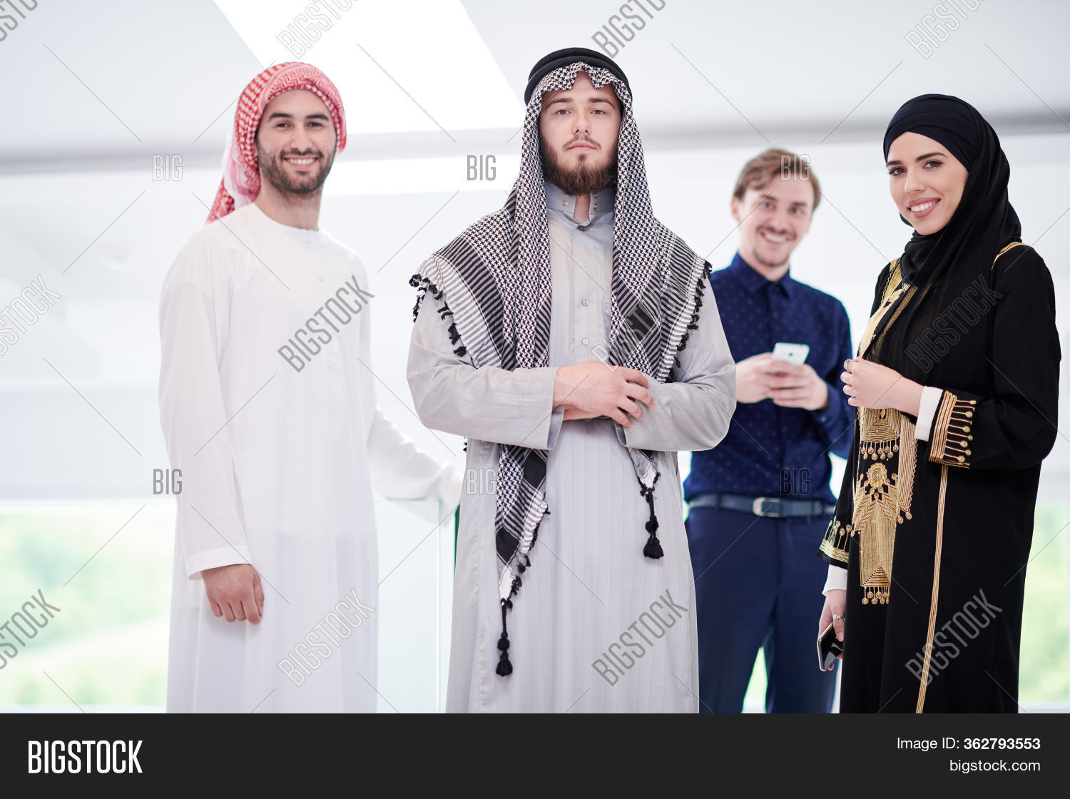 Group Of Muslim People