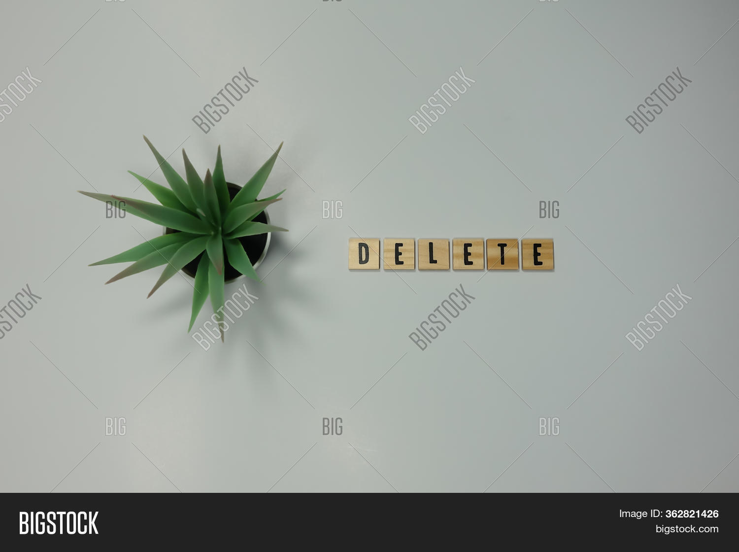 Word Delete Written Image & Photo (Free Trial) | Bigstock