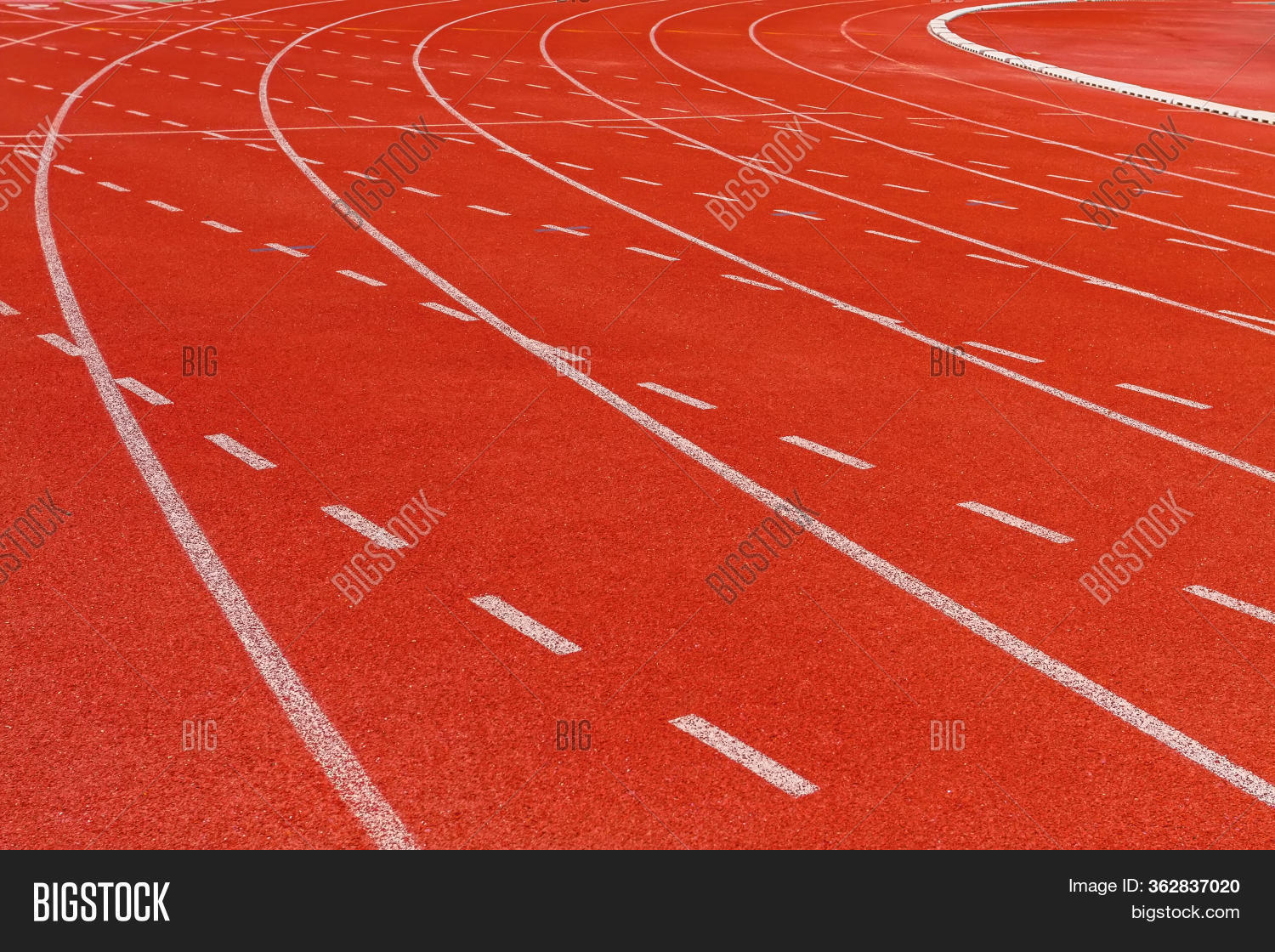 White Dash Line On Red Image & Photo (Free Trial) | Bigstock