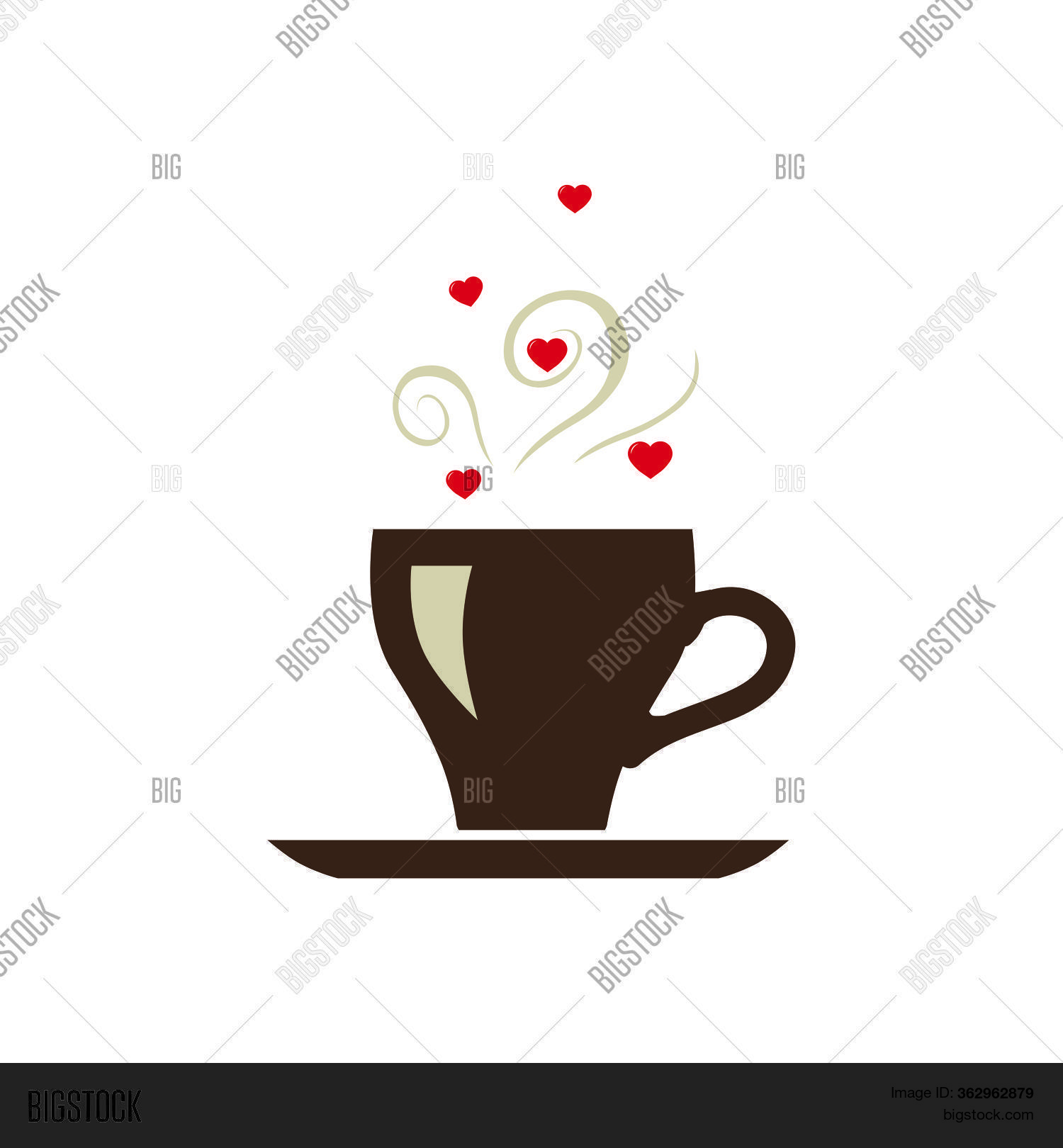 Hart Coffee, Vector Vector & Photo (Free Trial) | Bigstock