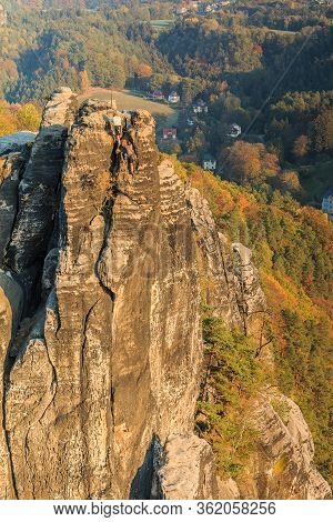 Rocks Climbing Saxon Image & Photo (Free Trial) | Bigstock