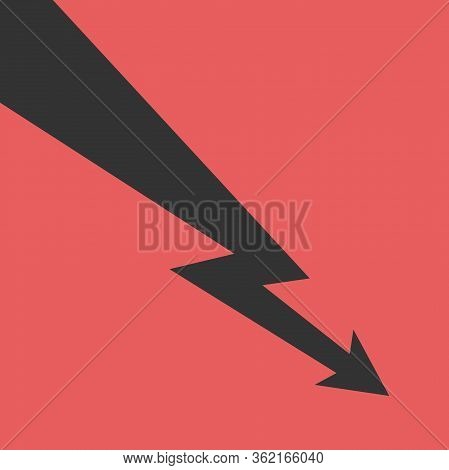 Decrease Arrow Black