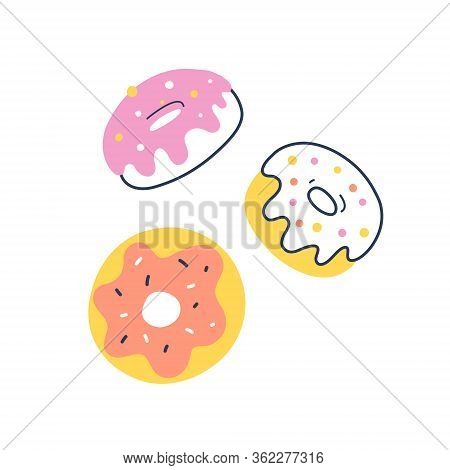 Donut Doodles, Hand Vector & Photo (Free Trial) | Bigstock
