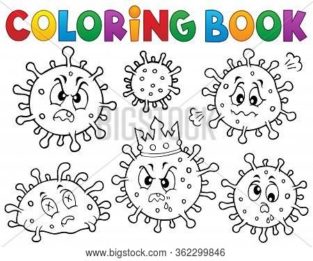 Coloring Book Viruses Vector & Photo (Free Trial) | Bigstock