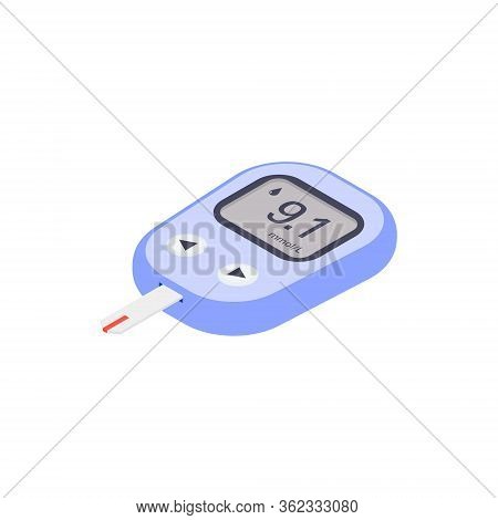 Glucometer Icon Vector & Photo (Free Trial) | Bigstock