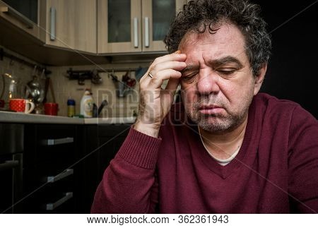Sad Adult Male Home Image & Photo (Free Trial) | Bigstock
