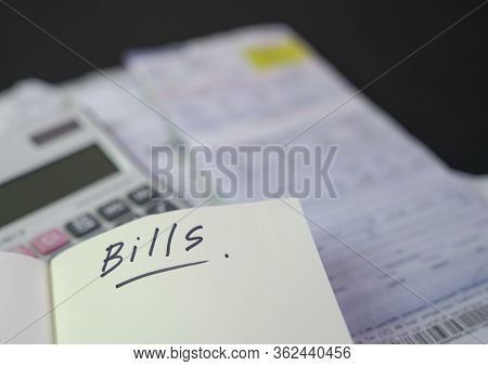 Notepad Words, Bills Image & Photo (Free Trial) | Bigstock
