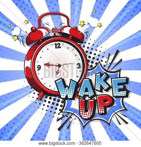 Comic Alarm Clock Vector & Photo (Free Trial) | Bigstock