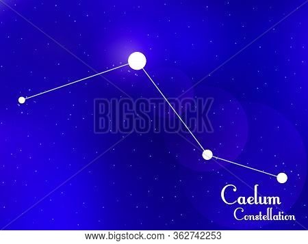 Caelum Constellation Vector & Photo (Free Trial) | Bigstock