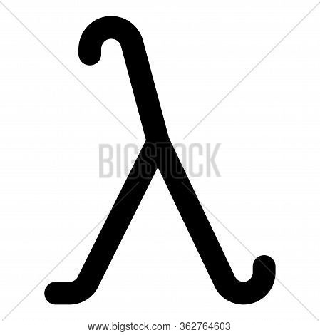 Lambda Greek Symbol Vector & Photo (Free Trial) | Bigstock