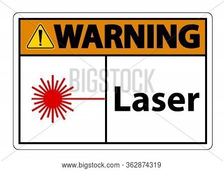 Warning Laser Symbol Vector & Photo (Free Trial) | Bigstock