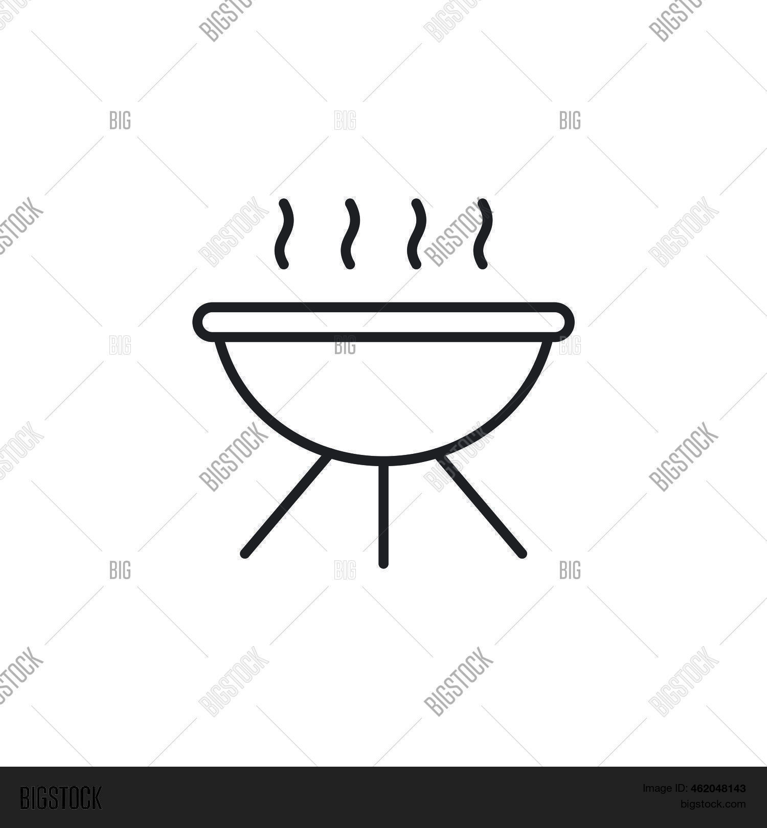 Barbeque Icon Vector & Photo (Free Trial) | Bigstock